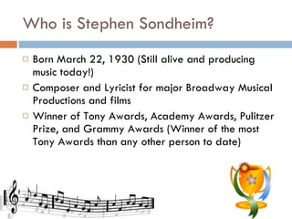 Stephen Sondheim | PPT