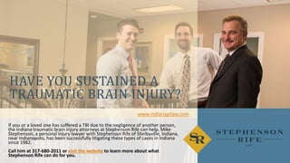 Traumatic Brain Injuries | PPTX