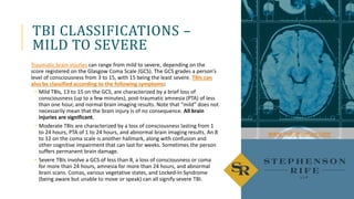 Traumatic Brain Injuries | PPTX