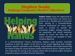 Stephen Souky - Professional Controller | PPT