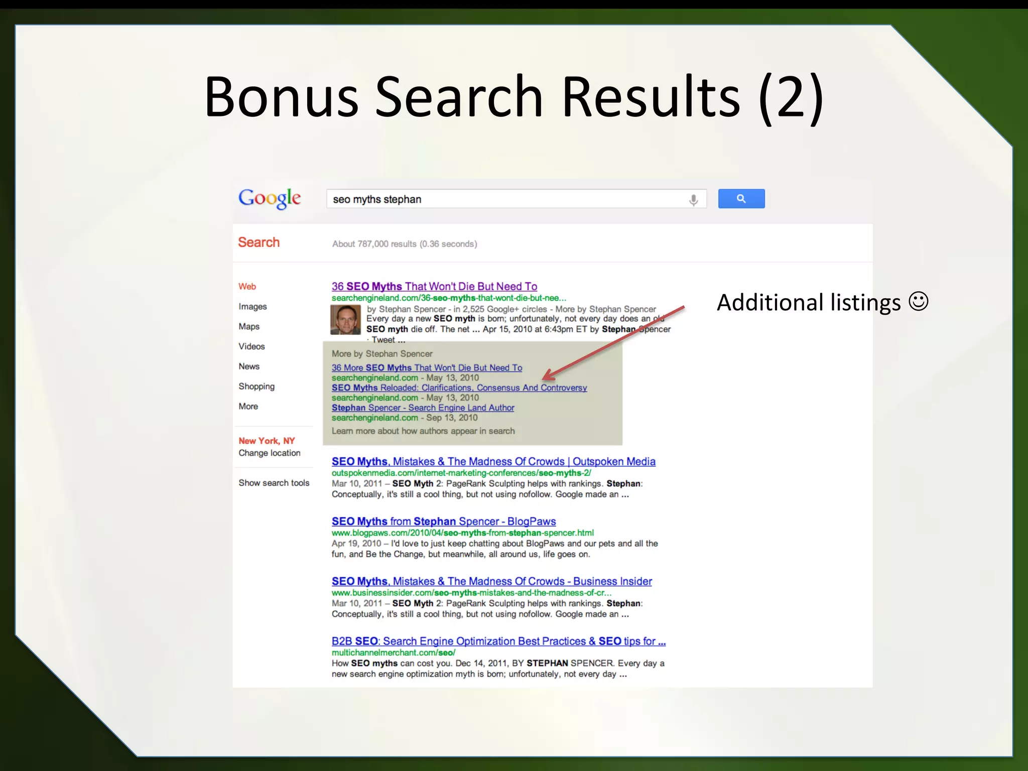 Stephan Spencer - SMX Advanced: Rich Snippets, Schema & Microformats | PPT