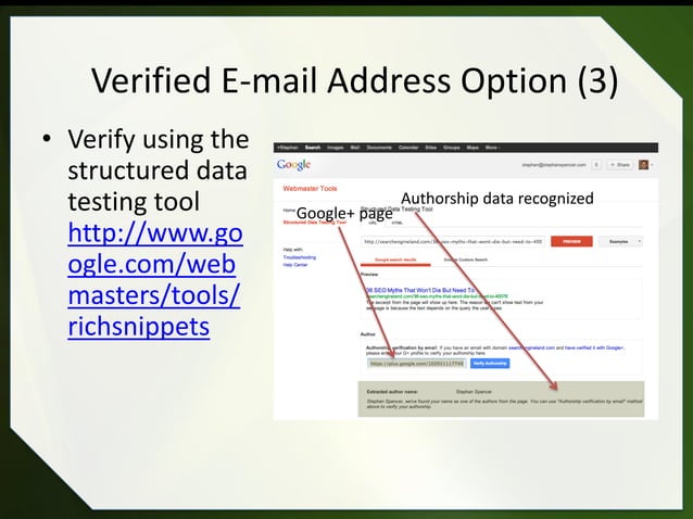 Stephan Spencer - SMX Advanced: Rich Snippets, Schema & Microformats | PPT