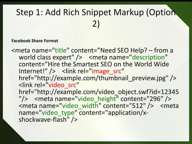 Stephan Spencer - SMX Advanced: Rich Snippets, Schema & Microformats | PPT