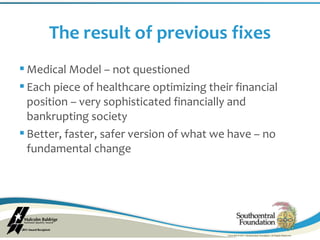 "The Nuka system of care: Lessons for healthcare redesign in Wales ...