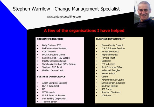 Stephen Warrilow Slideshow(1) | PPT