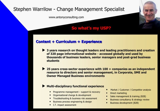 Stephen Warrilow Slideshow(1) | PPT