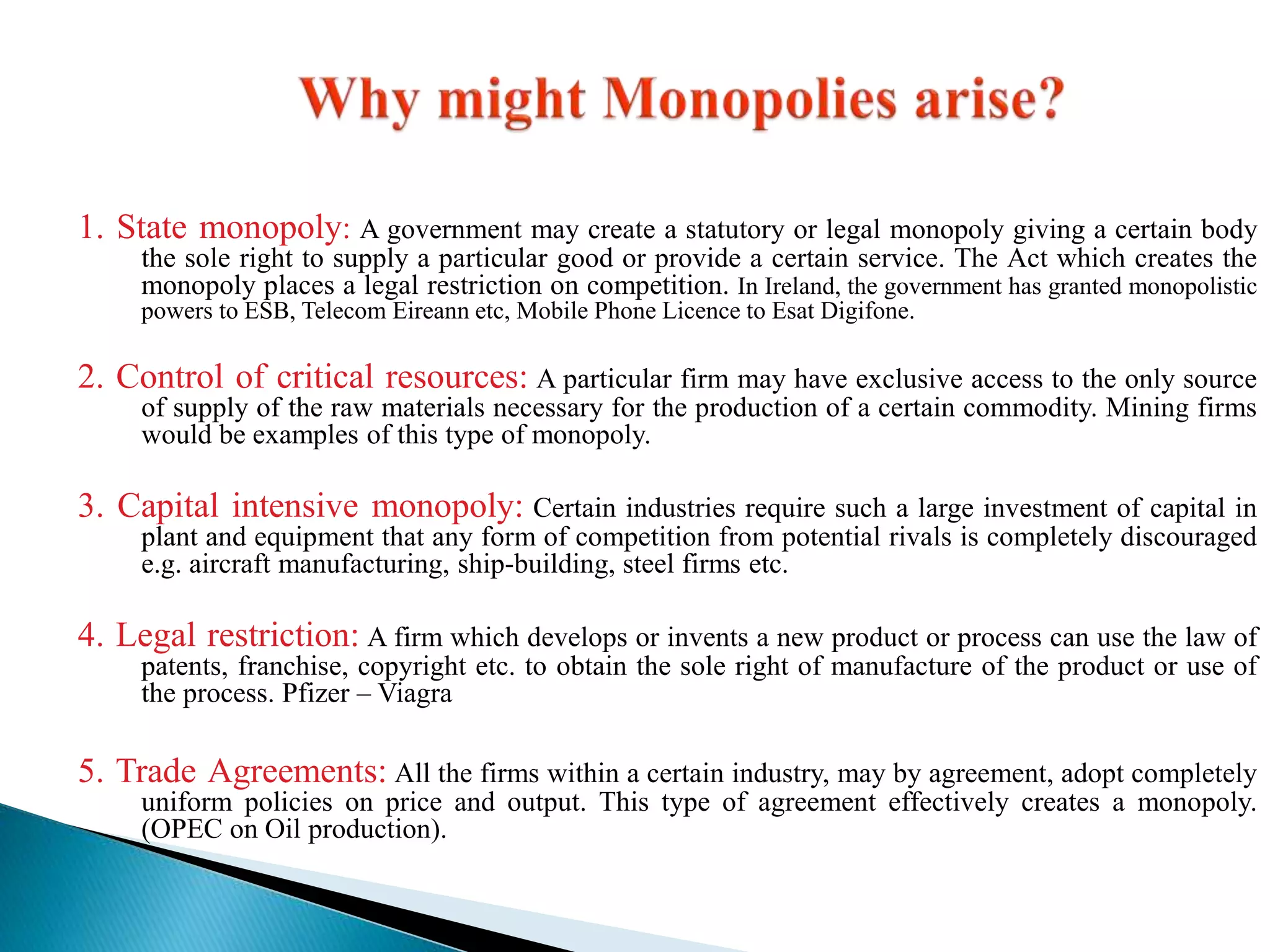 Price & Output Determination under Monopoly | PPTX