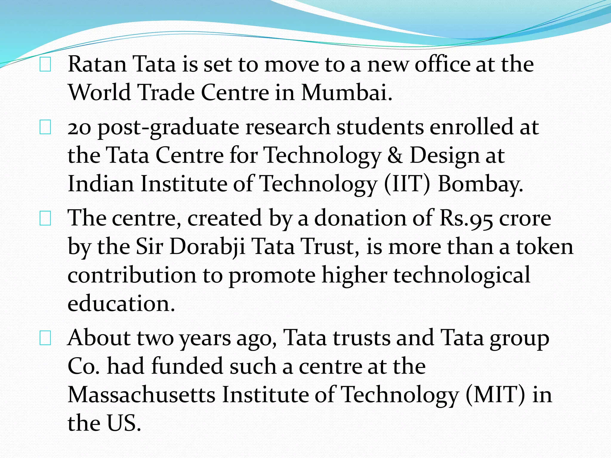 Ratan Tata | PPTX