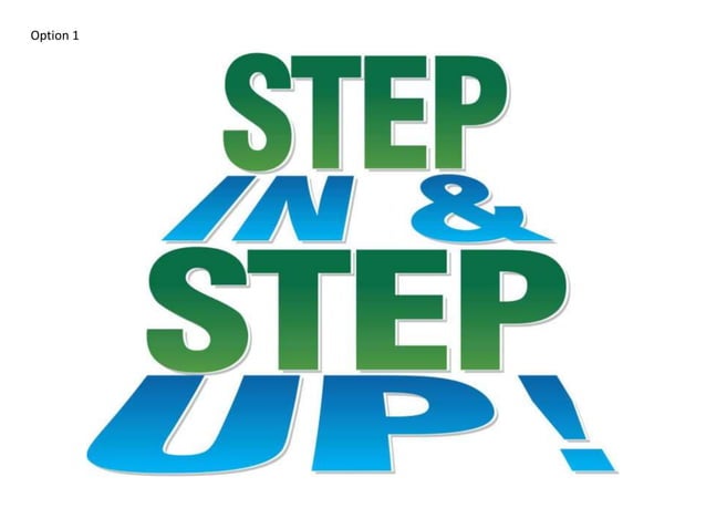 Step in step up logo | PPTX