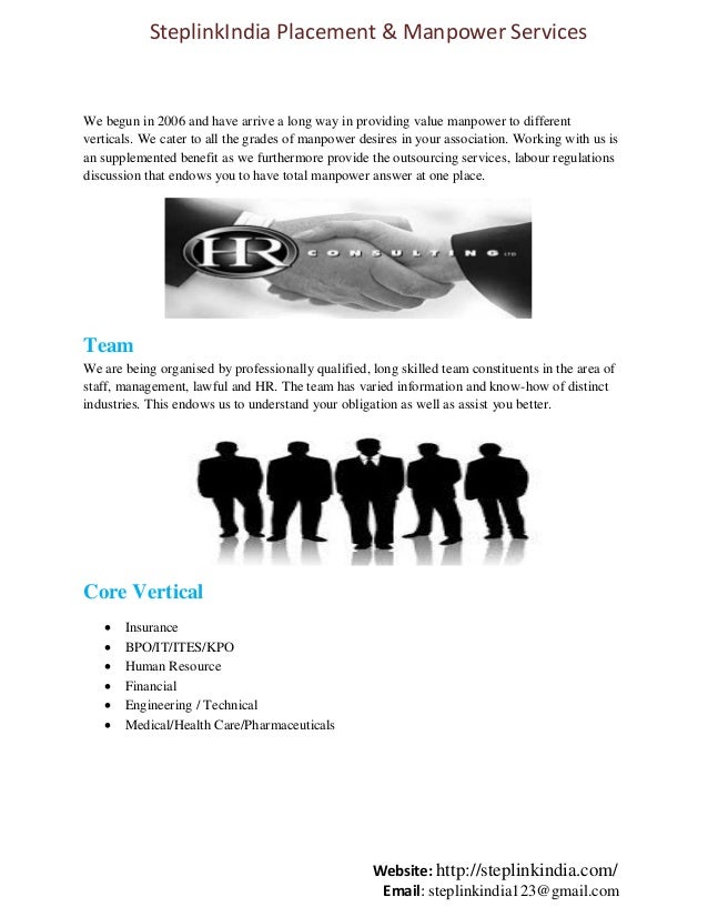 Steplinkindia placement & manpower services
