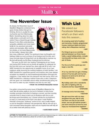 Chalkboard China Featured in December Issue of Stepmom Magazine | PDF