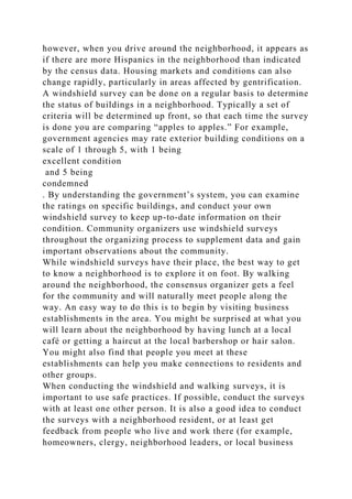 Step One in the Community Analysis Understanding Communities—Their .docx