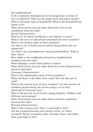 Step One in the Community Analysis Understanding Communities—Their .docx