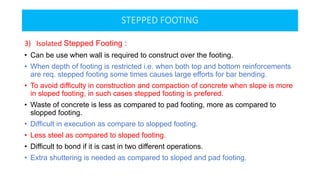 Stepped footing | PPTX