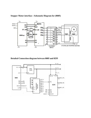 Stepper motor-interfacing | PDF