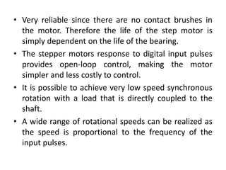 Stepper motor | PPTX