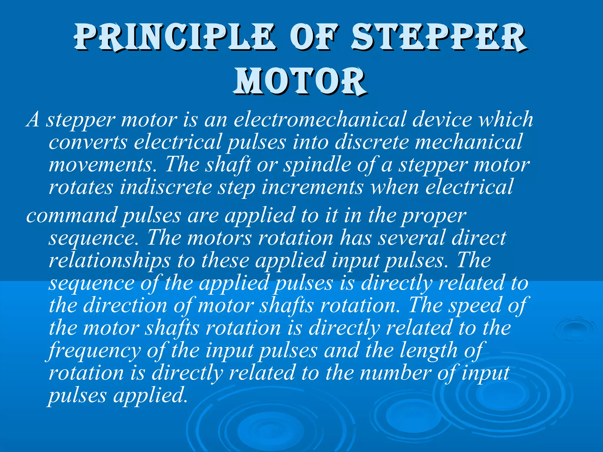 Stepper motor | PPT