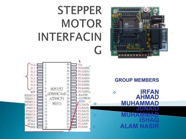 Stepper motor | PPTX | Computer Peripherals | Computing