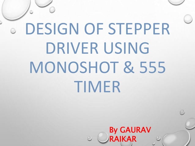 Stepper motor | PPTX | Technology & Computing