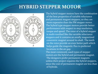 Stepper motor | PPTX