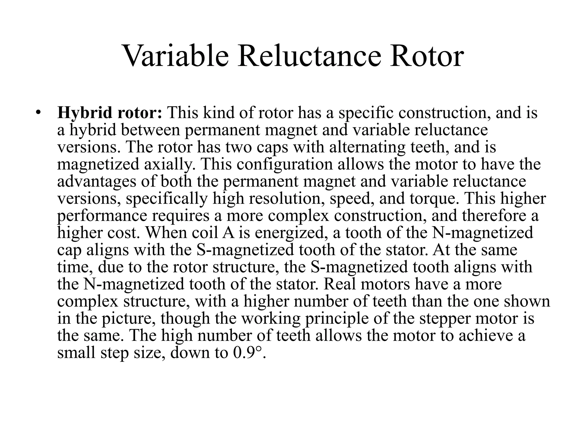 A Stepper Motor Power Point Presentation | PPTX