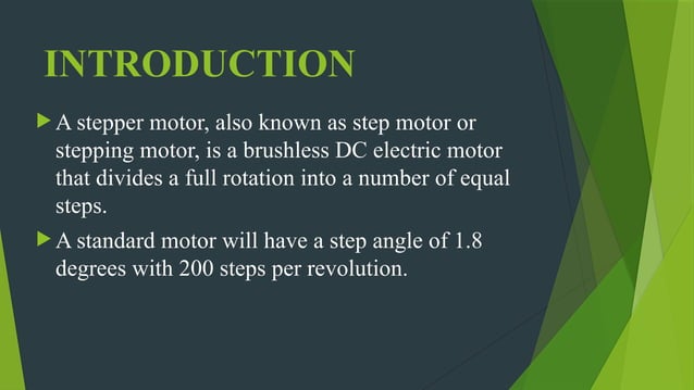 STEPPER MOTOR.pptx fiyvbn bnvhtygvhvyyfhv | PPT