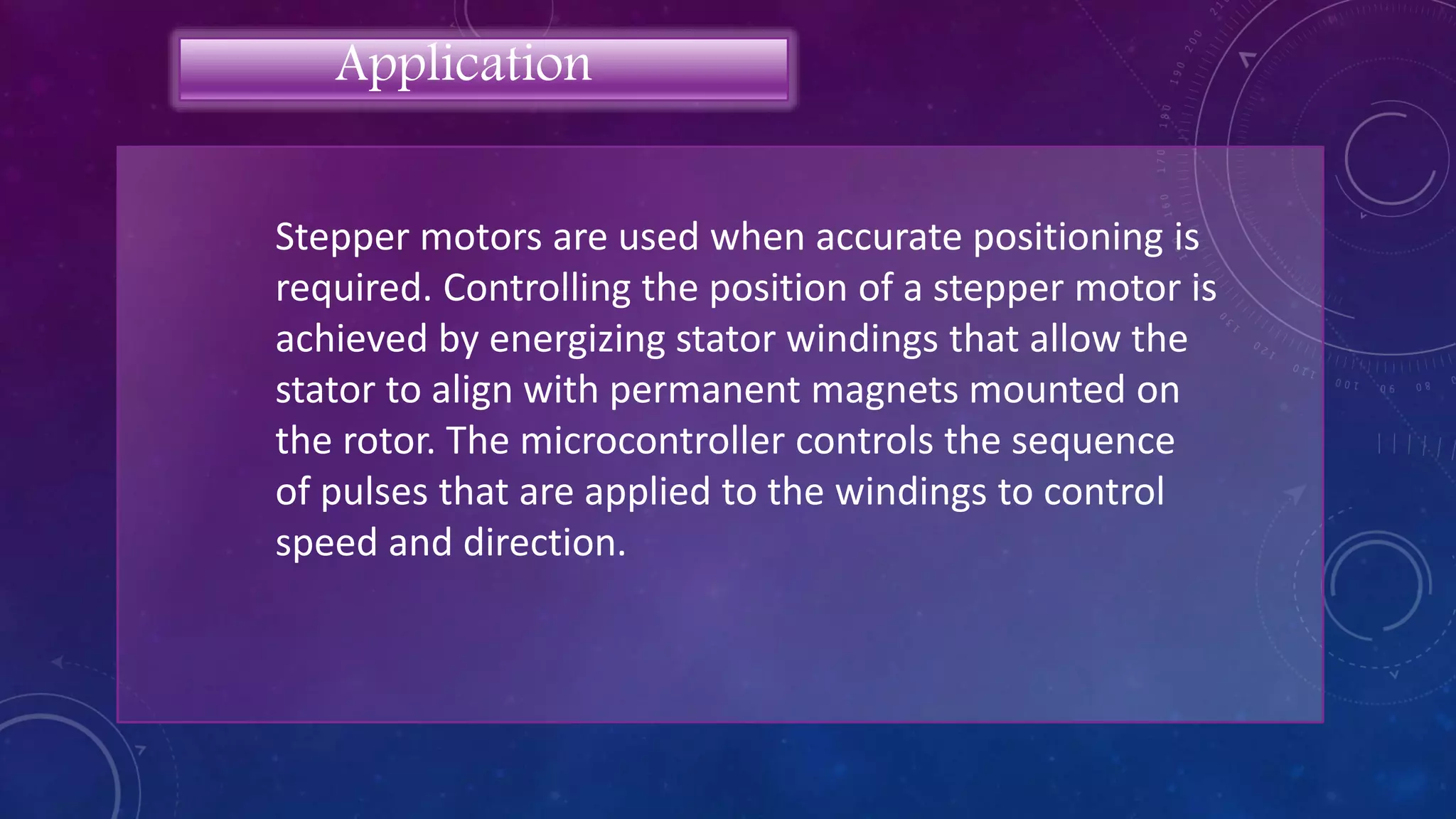 Stepper motor | PPTX