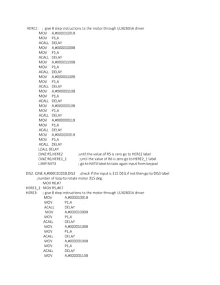 Steppert Motor Interfacing With Specific Angle Entered Through Keypad | PDF