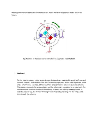 Steppert Motor Interfacing With Specific Angle Entered Through Keypad | PDF