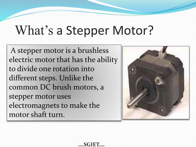 Stepper motor by pankaj chaudhary | PPT