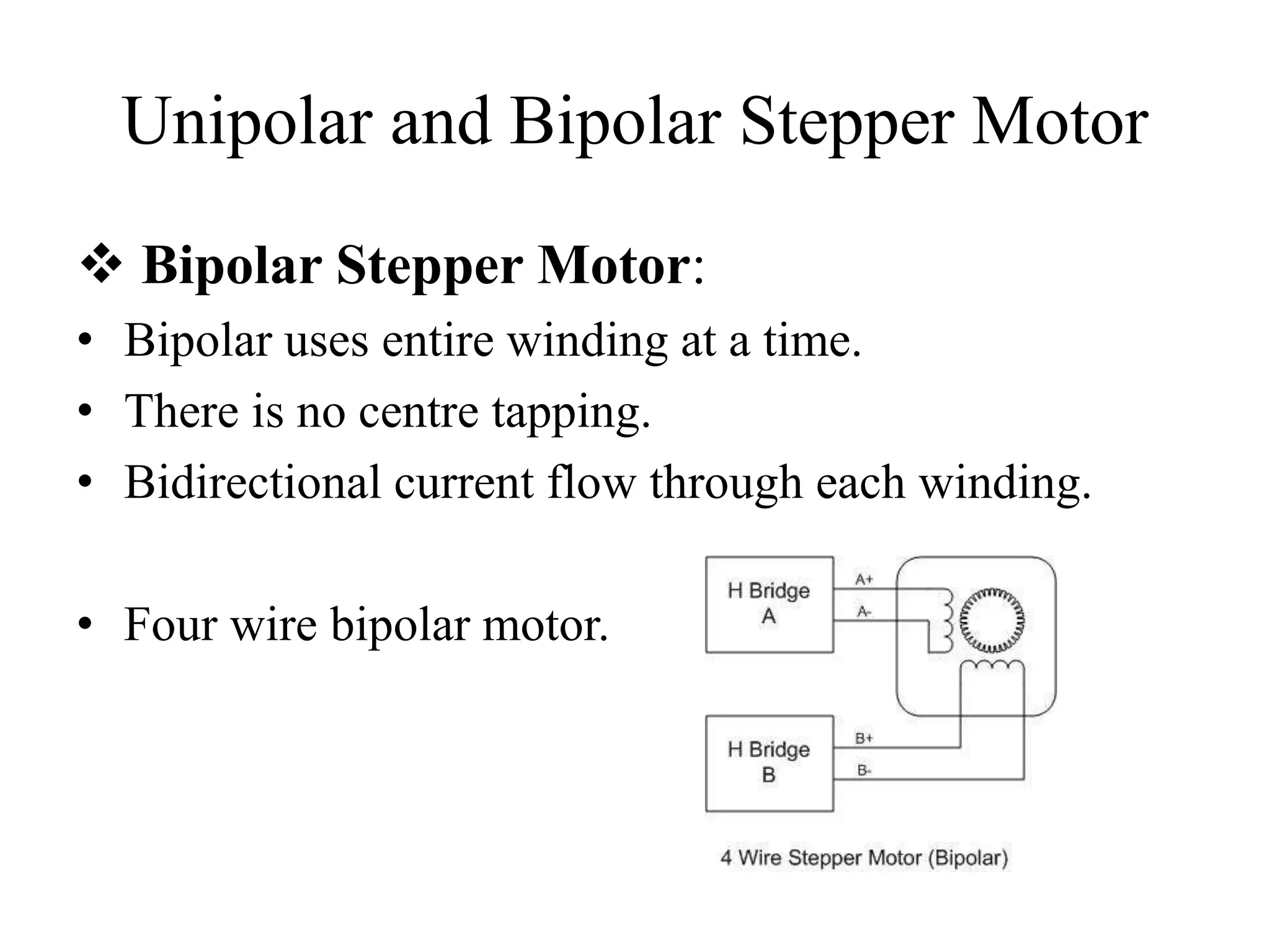 Stepper Motor Control Pptx Computer Peripherals Computing