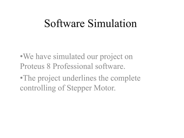 Stepper motor control | PPTX | Computer Peripherals | Computing