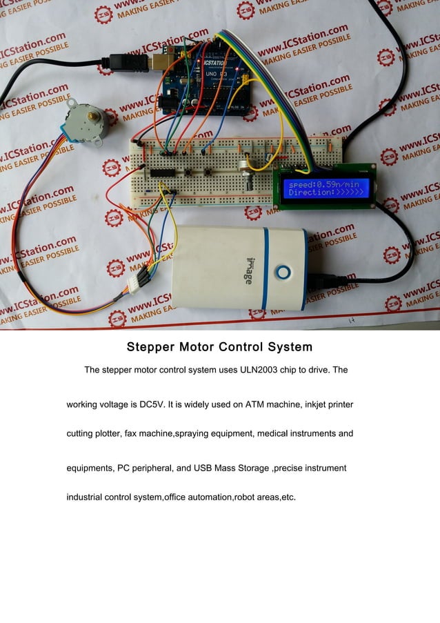 Stepper Motor Control System | DOC | Computer Peripherals | Computing