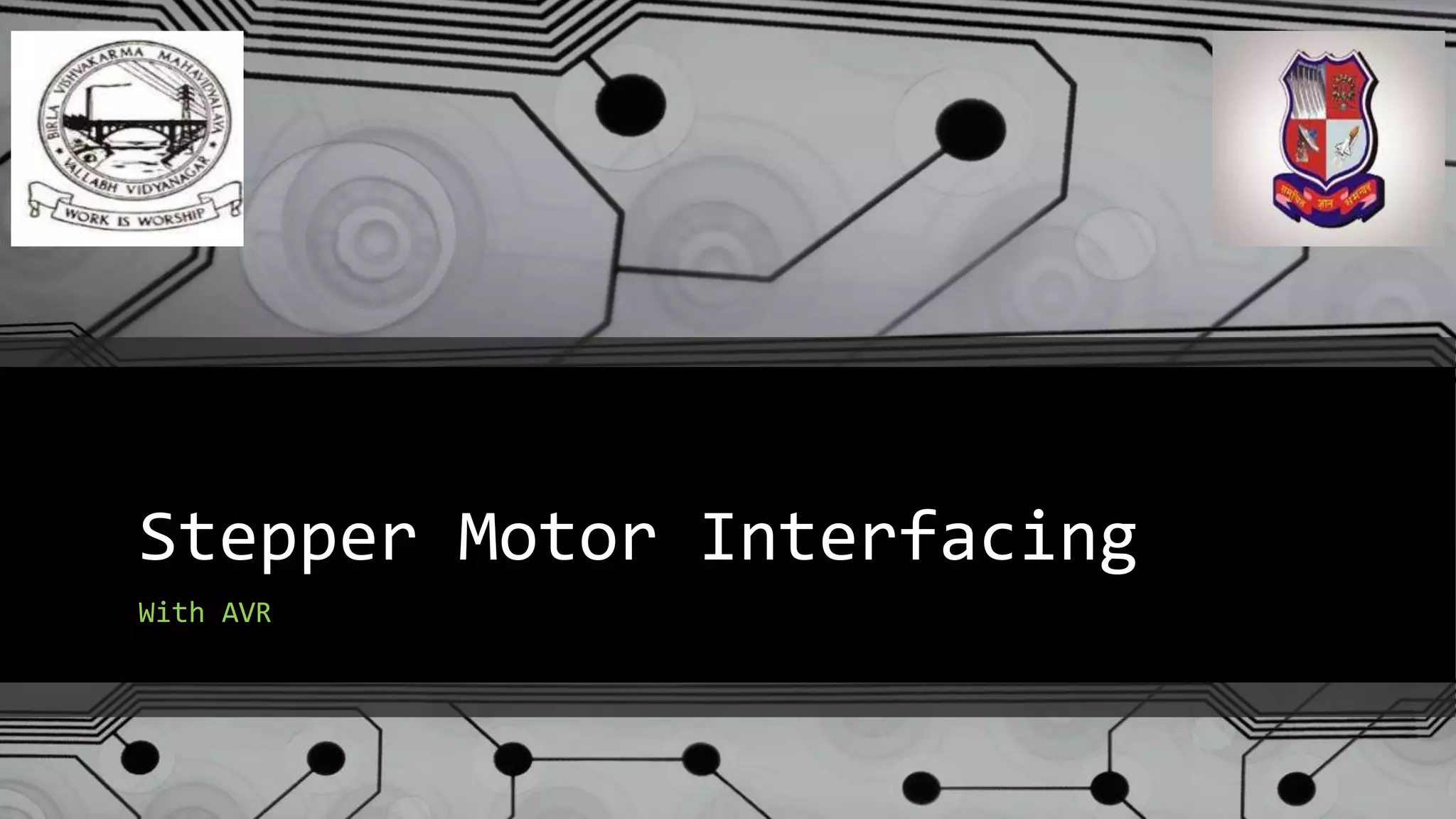 Stepper motor interfacing | PPTX