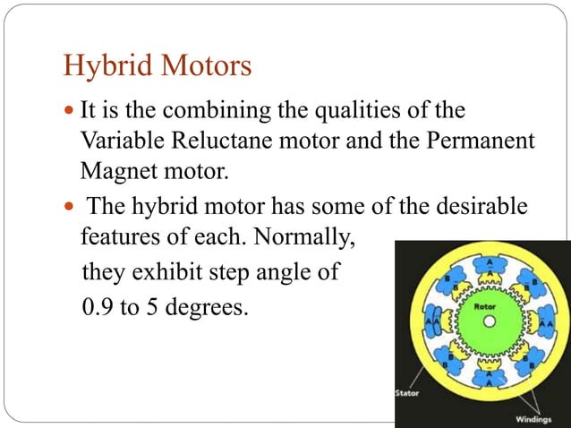Stepper motor ppt | PPTX | Robotics | Technology & Computing
