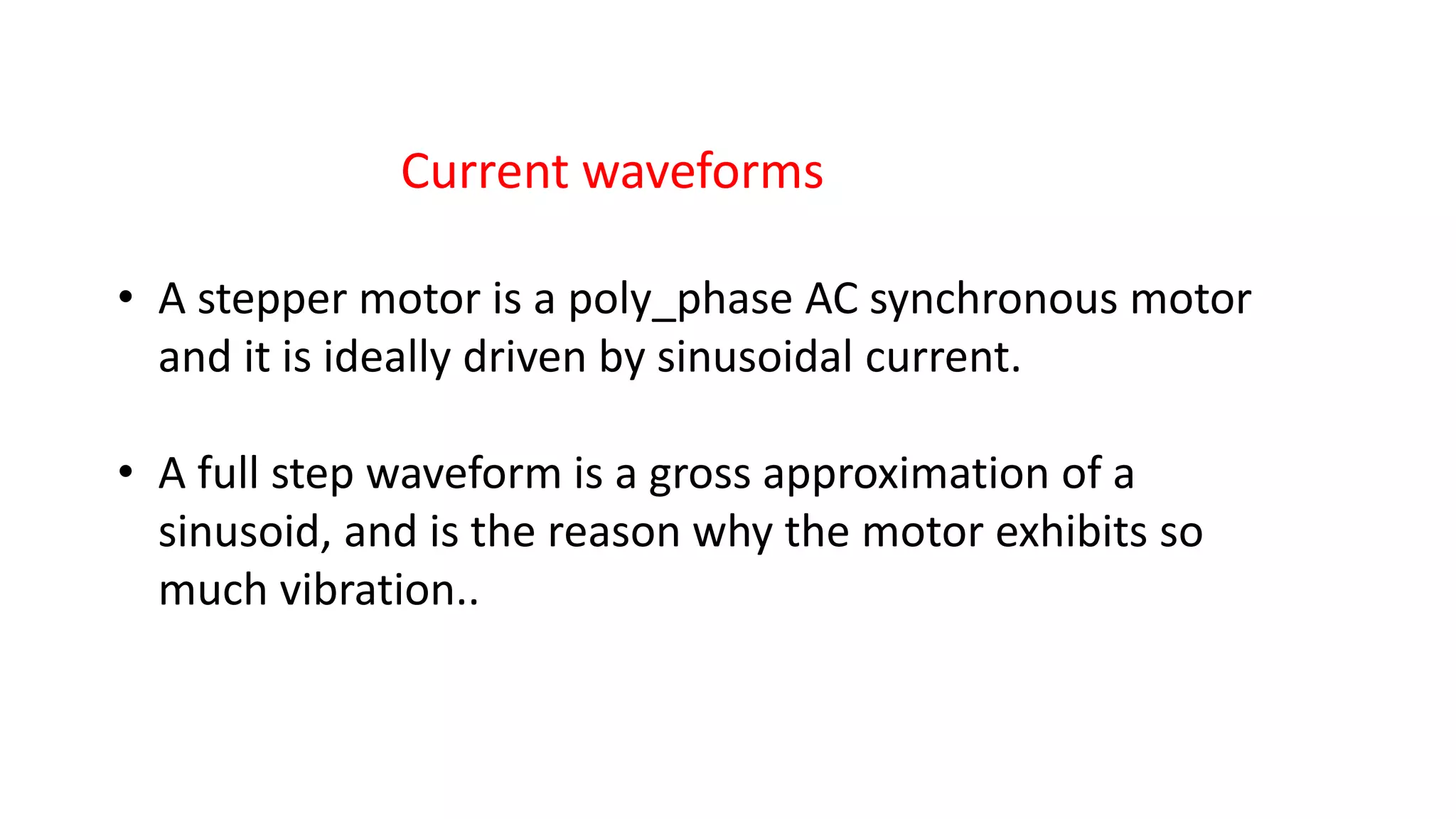 Stepper motors | PPTX