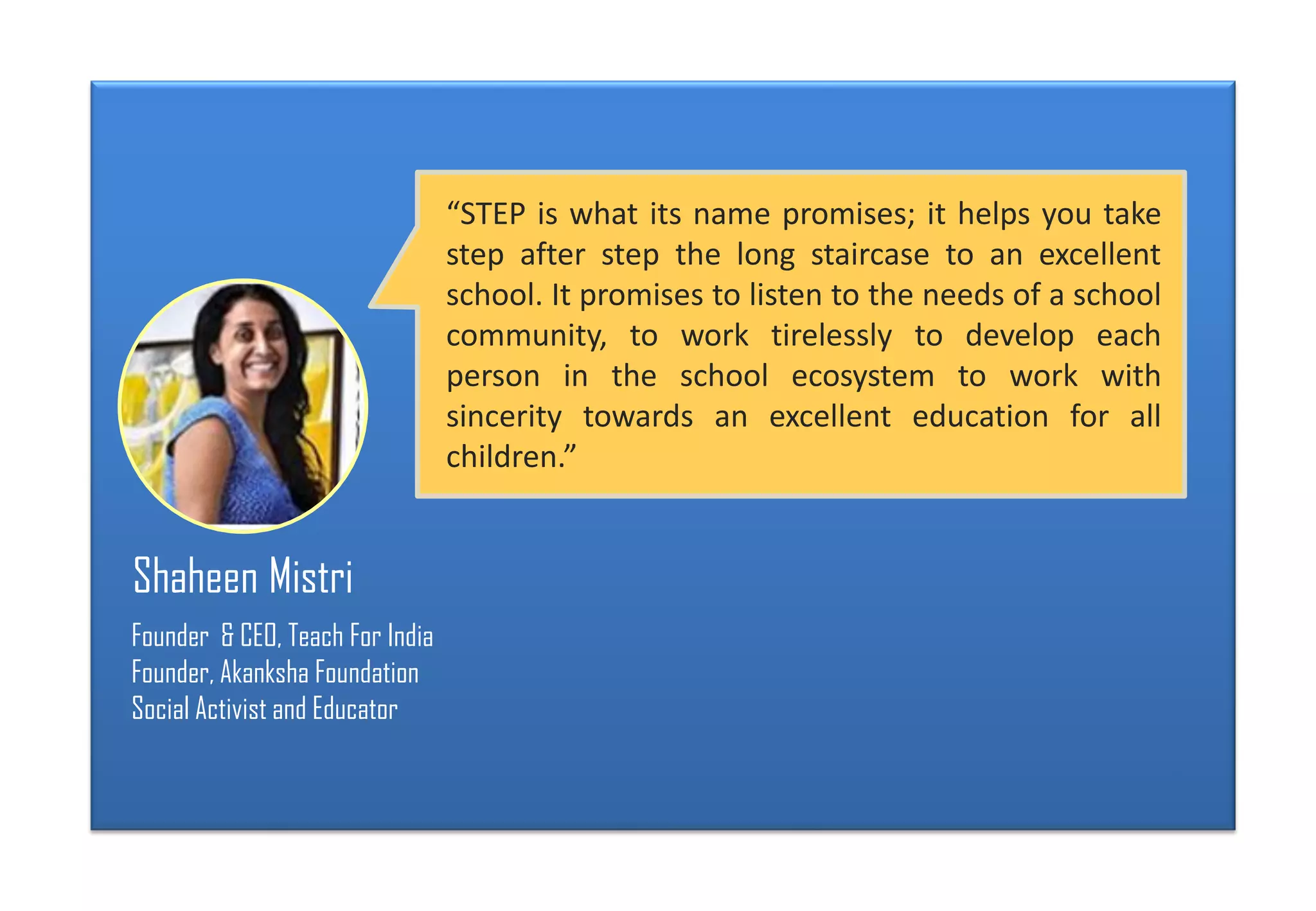 MANTRA's School Transformation and Empowerment Project(STEP) - October ...
