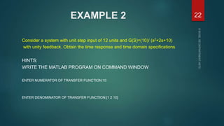 STEP RESPONSE OF FIRST ORDER SYSTEM PART 1.pptx