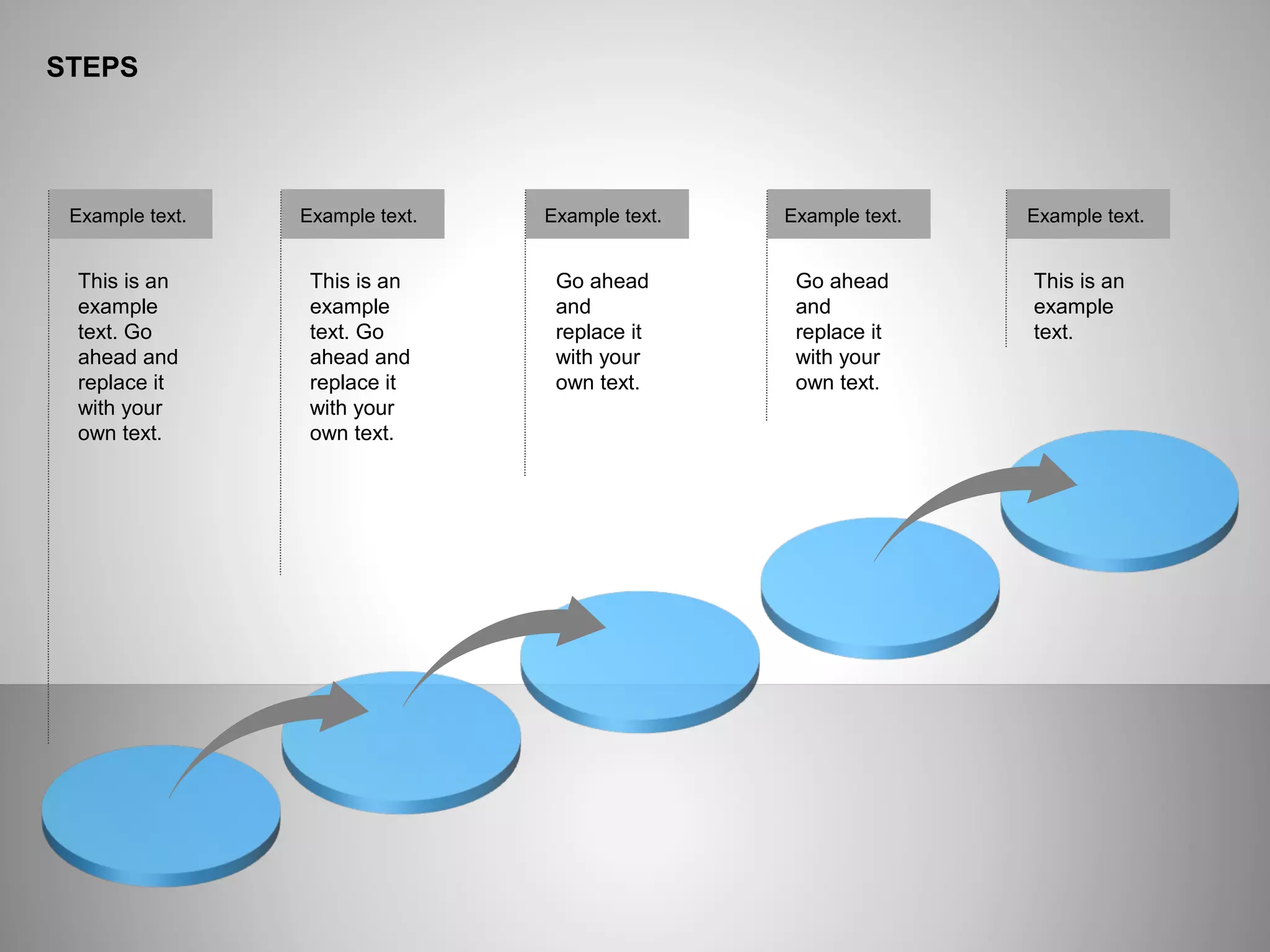 Steps Stage Charts for PowerPoint | PPT | Technology & Computing