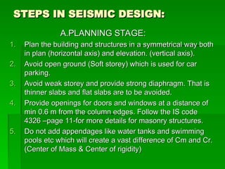 SEISMIC DESIGN STEPS SEISMIC DESIGN STEPS SEISMIC DESIGN STEPS.ppt