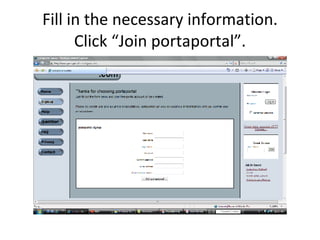 Steps For Creating A Portaportal Account | PPT