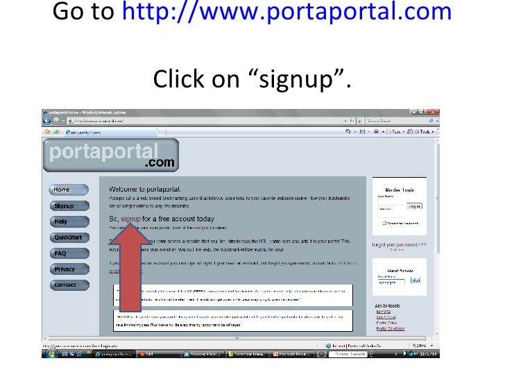 Steps For Creating A Portaportal Account