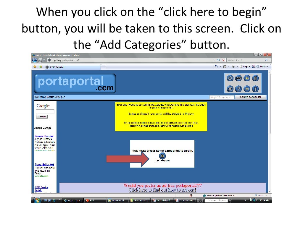 Steps For Creating A Portaportal Account