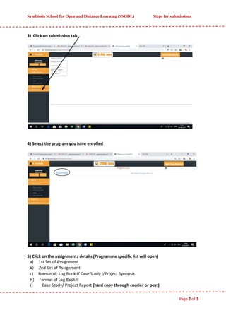 Steps for-submission-mar2020 | PDF