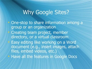 Steps in Using Google Sites | PPT