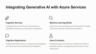 Steps to Success: Generative AI with Python and Azure Training | PPTX