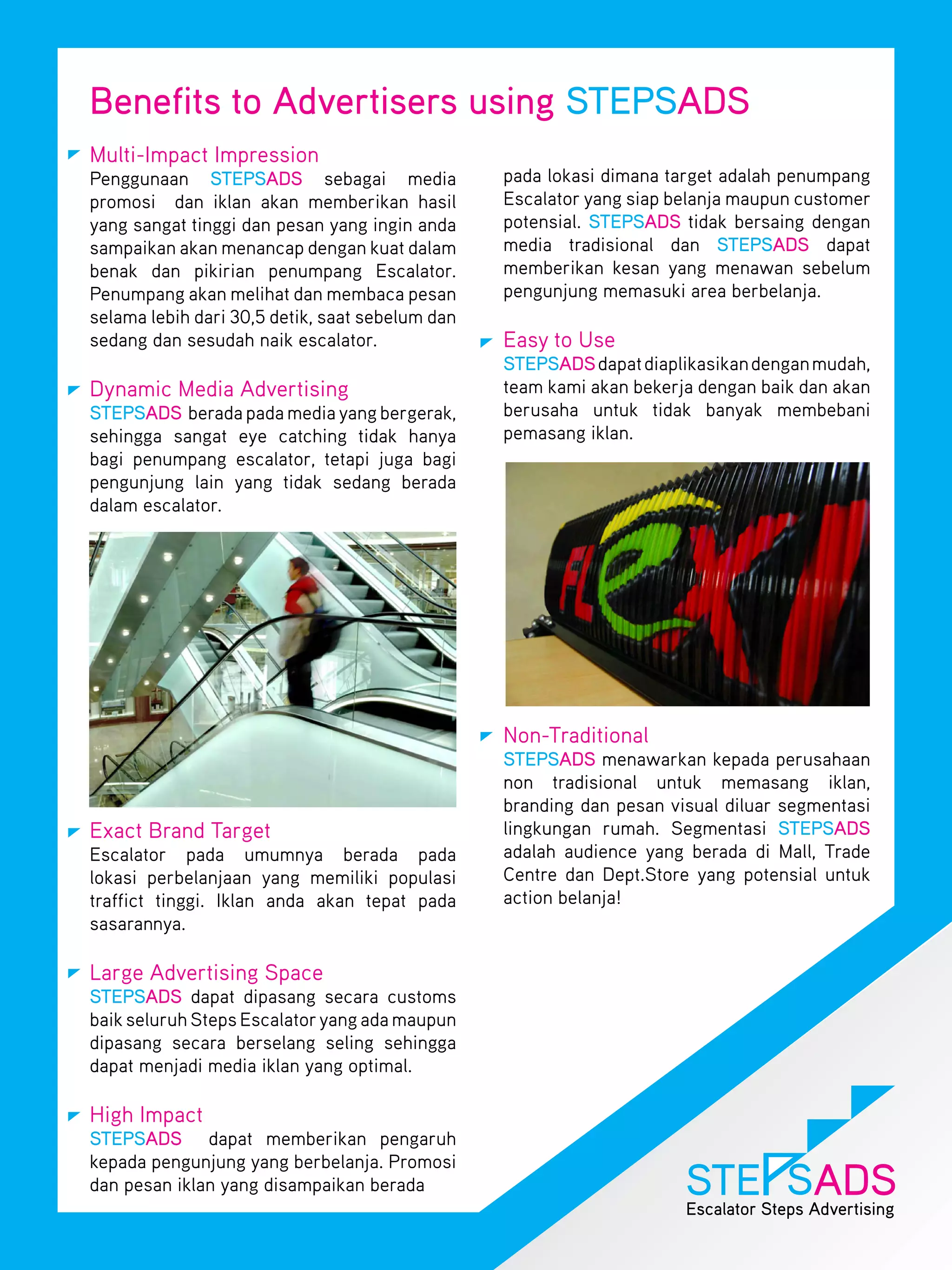 A STEPSADS - Escalator Steps Advertising | PDF