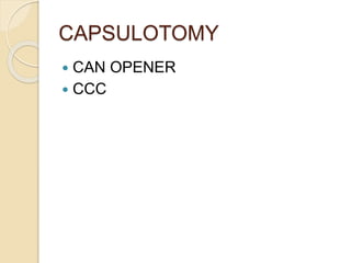 STEPS AND COMPLICATIONS OF CATARACT SURGERY.pptx