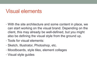Steps and elements of web design | PPT
