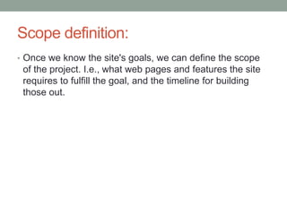 Steps and elements of web design | PPTX